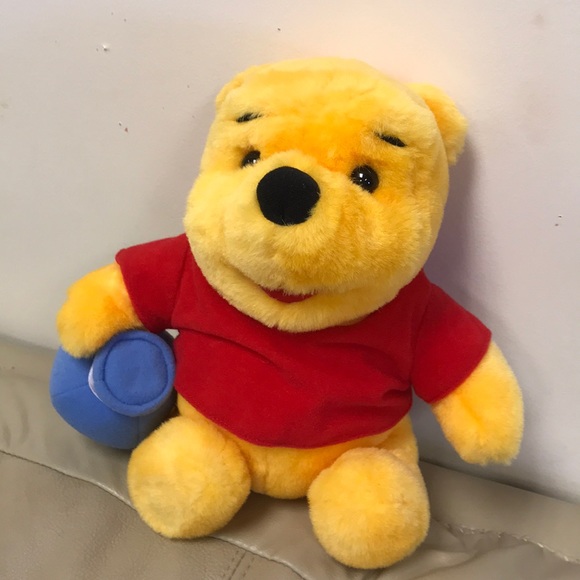 Disney | Toys | Vintage Pooh Bear Plush Toy | Poshmark